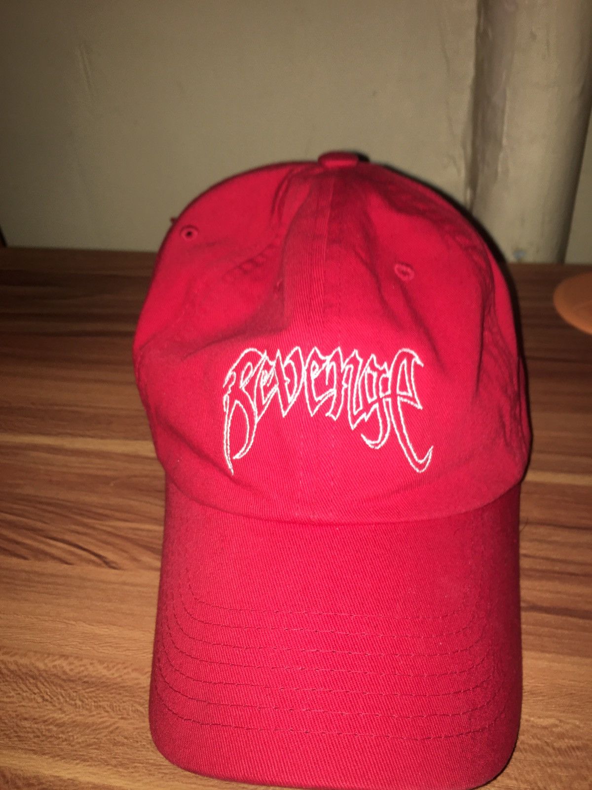 Revenge Revenge red outline hat | Grailed