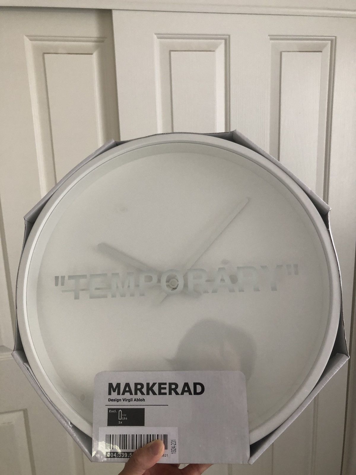 Off-White OFF-WHITE IKEA “Temporary” Clock | Grailed