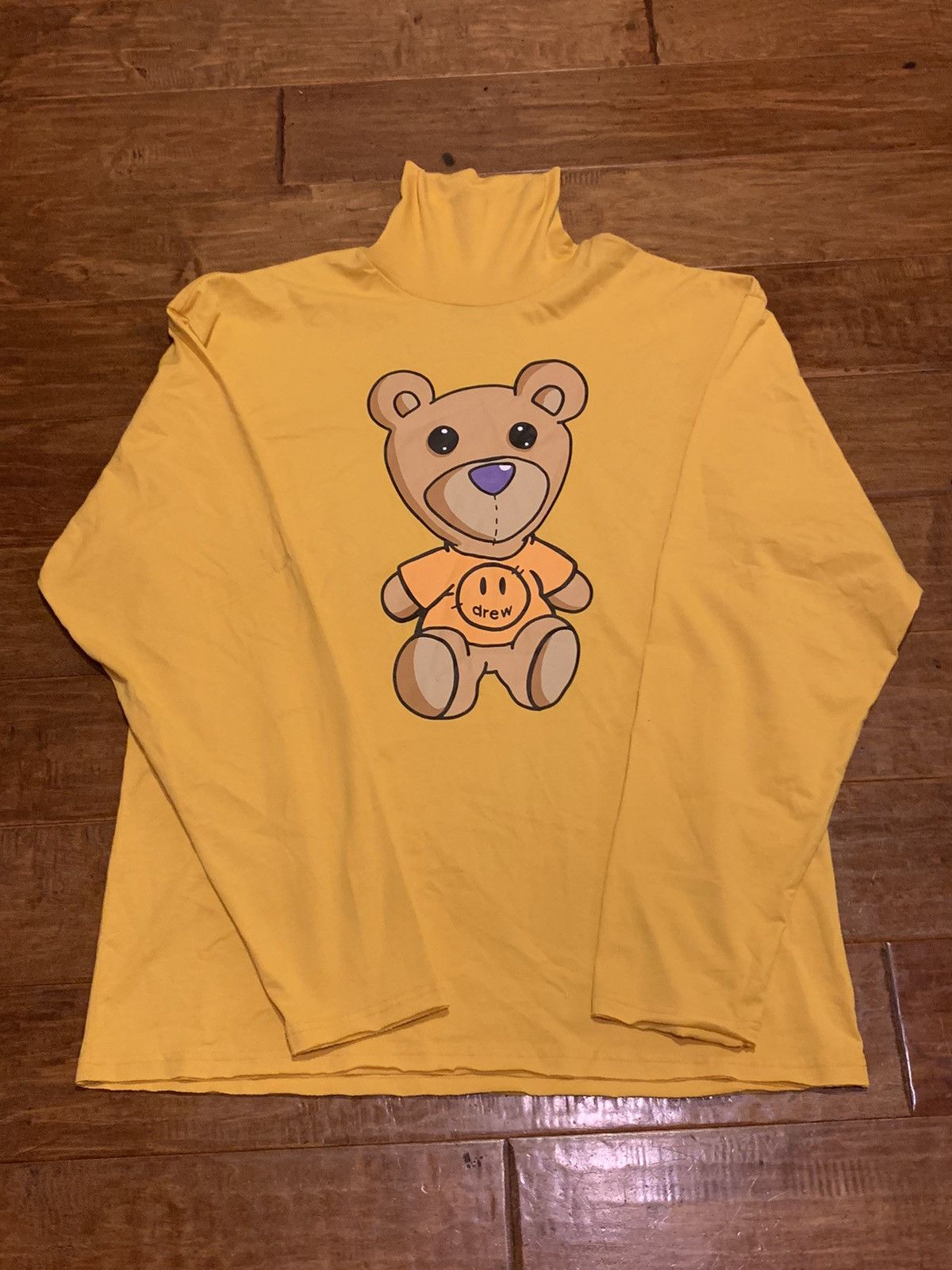 Drew House Drew House Teddy LS Turtleneck Tee Yellow M | Grailed