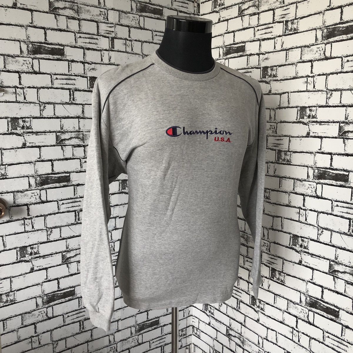 Vintage Champion Script Logo Embroidered Vintage | Grailed