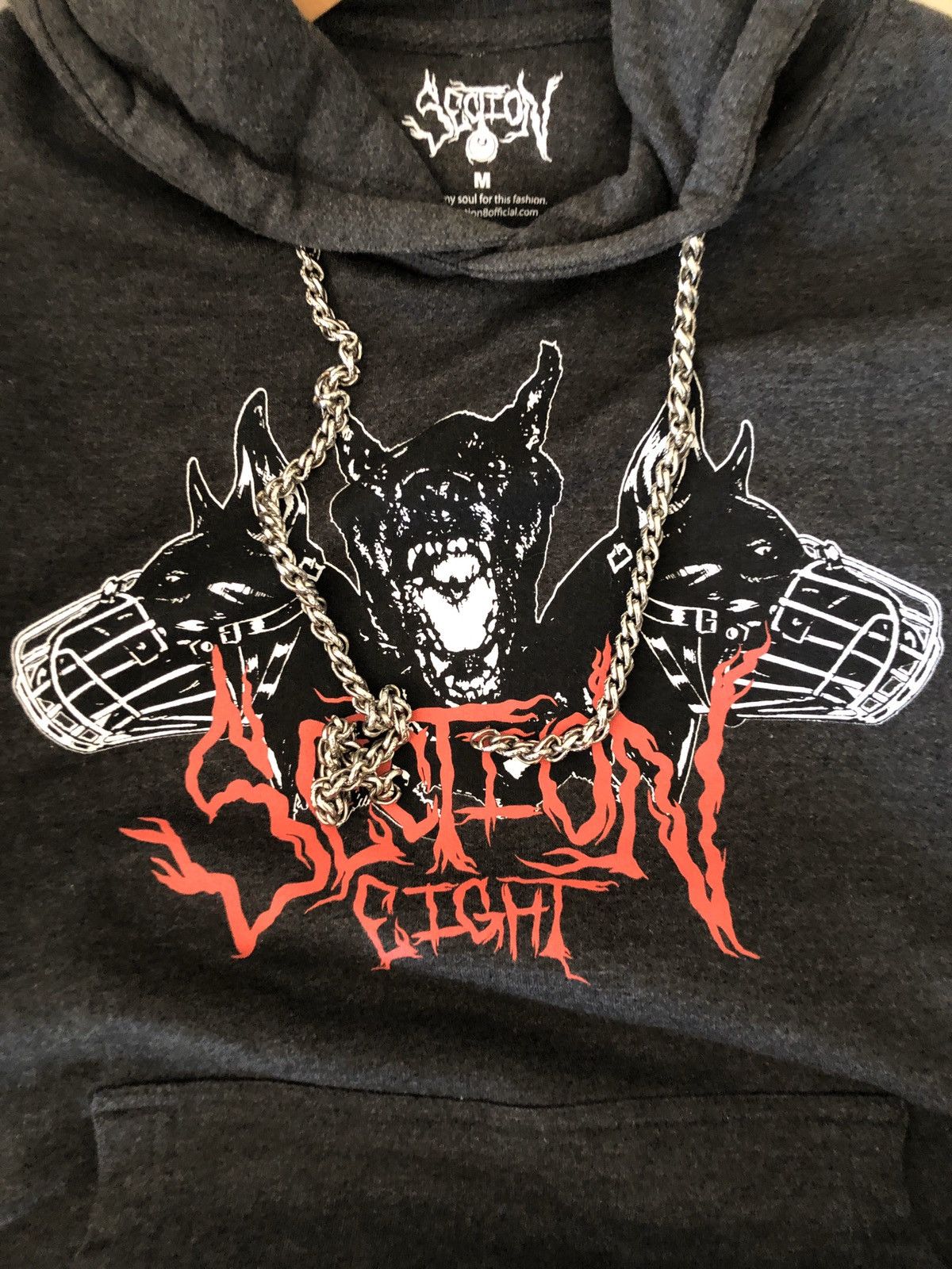 Section 8 Section 8 Chain Hoodie Cerberus Logo | Grailed