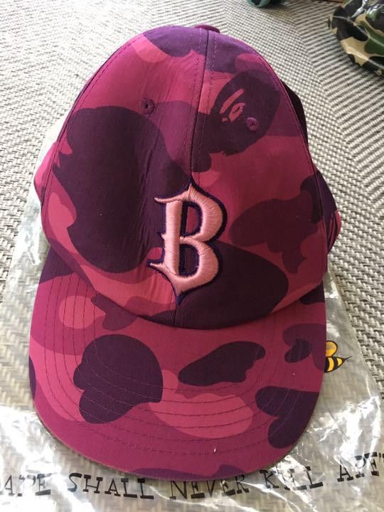 Bape Bape Early 2000s OG Camo B logo Baseball Cap | Grailed