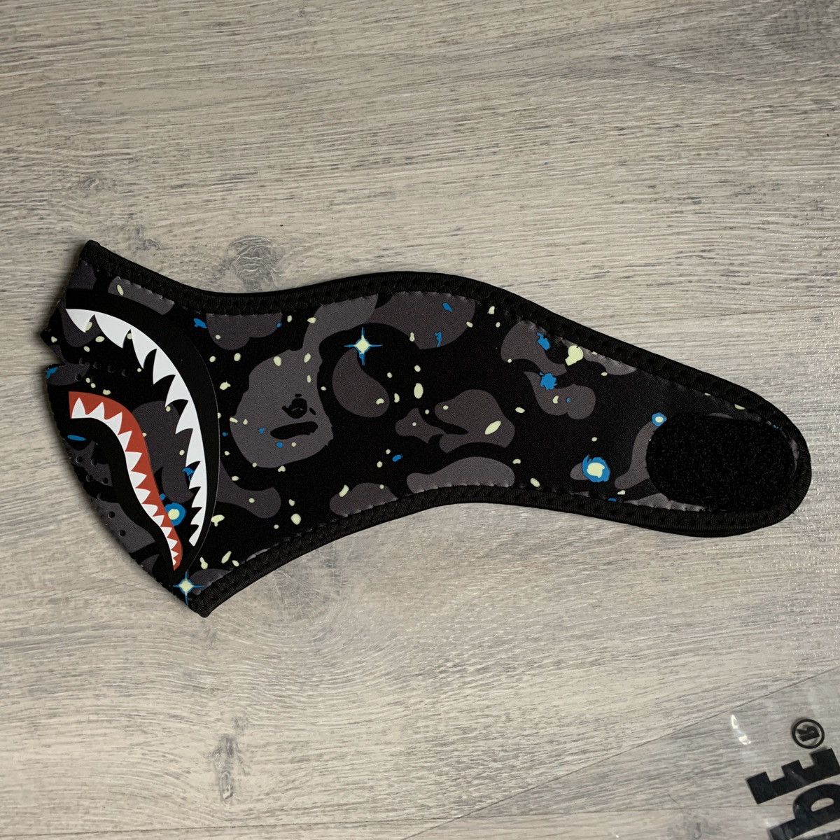 Bape BAPE Space Camo Shark Mask Black | Grailed