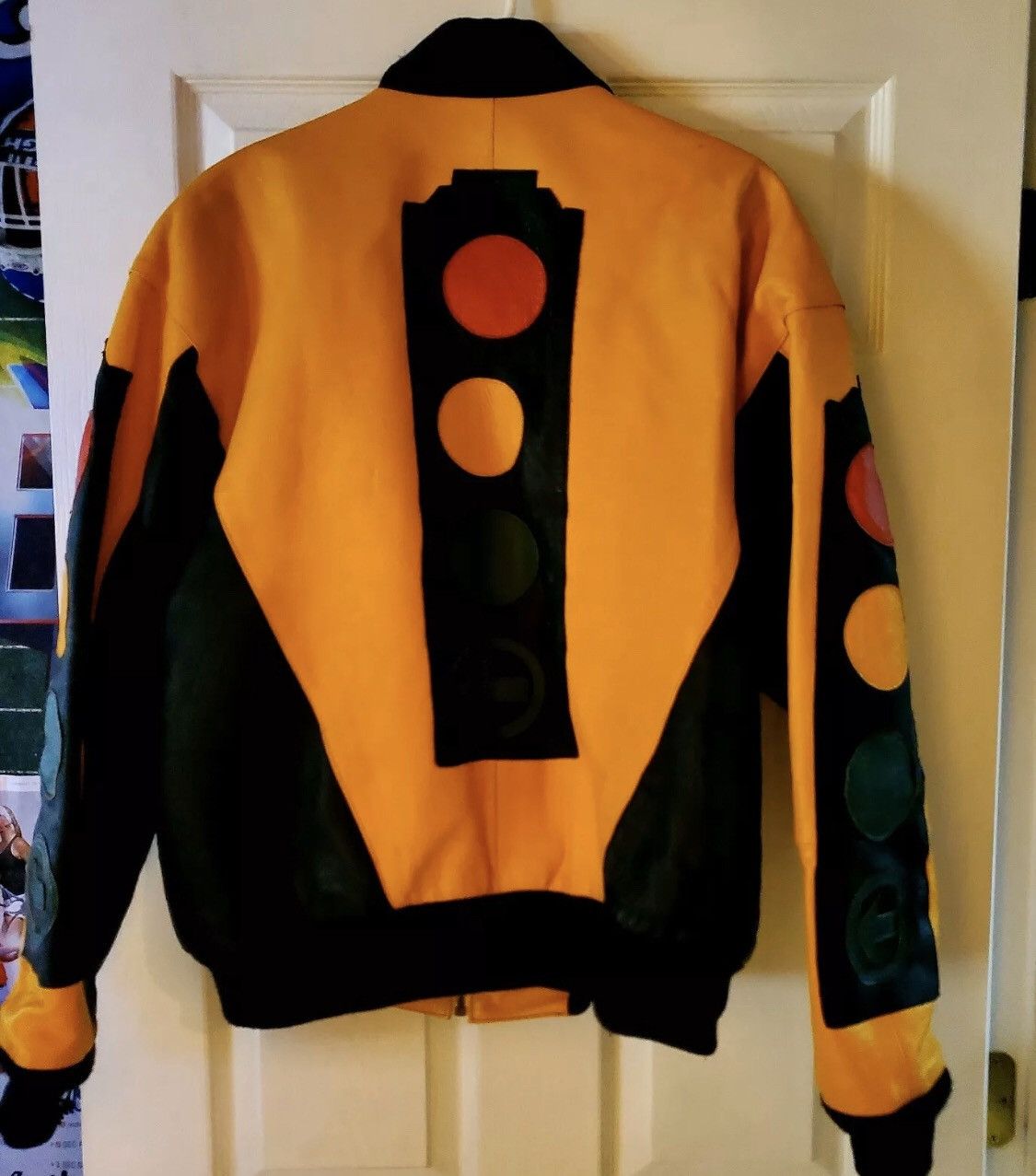 Phase 3 Vintage 100% Leather traffic light jacket. | Grailed