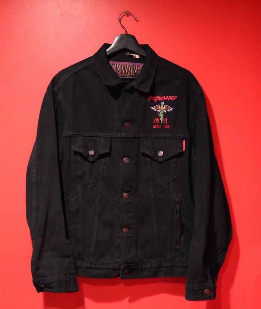 Vintage Vintage Motley Crue Dr Feel Good 89-91 Tour Denim Jacket | Grailed