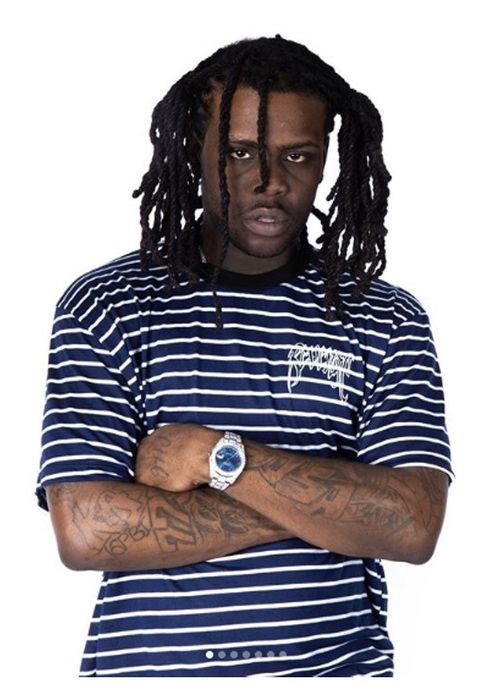 Revenge Revenge x Chief Keef Blue & White Striped T Shirt | Grailed