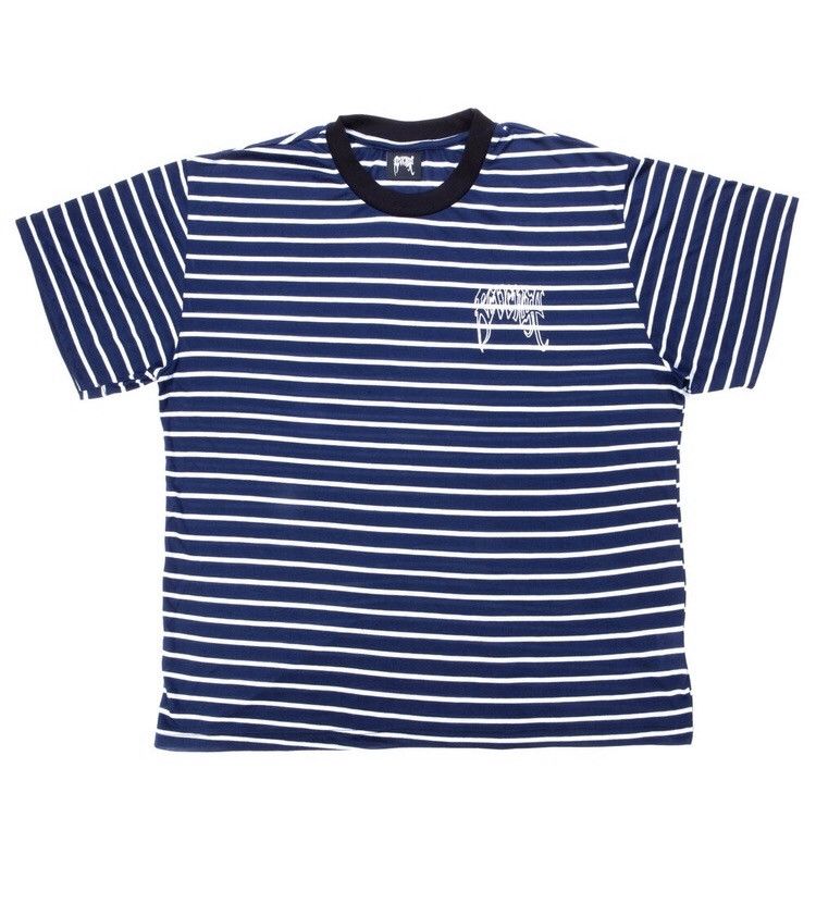 Revenge Revenge x Chief Keef Blue & White Striped T Shirt | Grailed