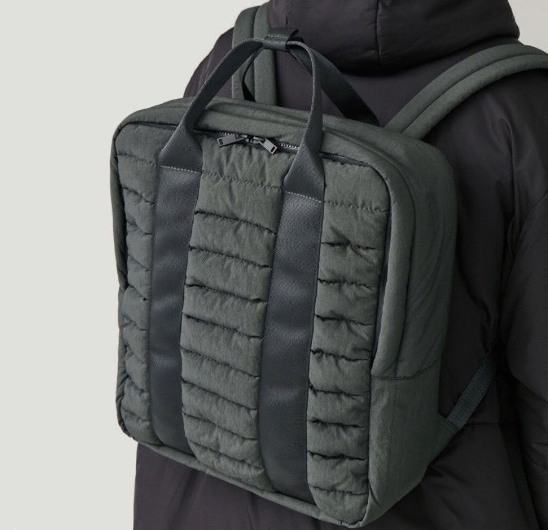 Cos COS Army Green Nylon Backpack / Tote | Grailed
