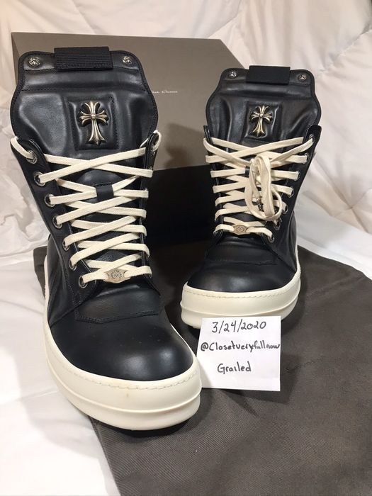Rick Owens Rick Owens X Chrome Hearts Geobasket | Grailed
