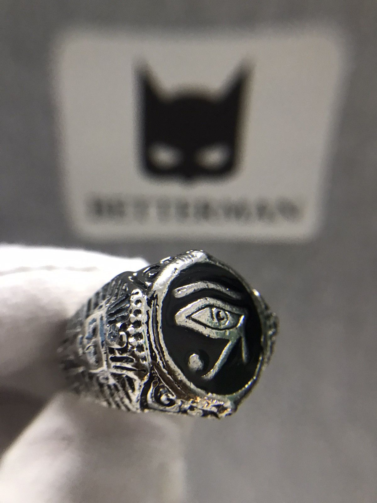 Vintage Egyptian Pharaoh Eye of Horus Rune Amulet Ring Egypt | Grailed