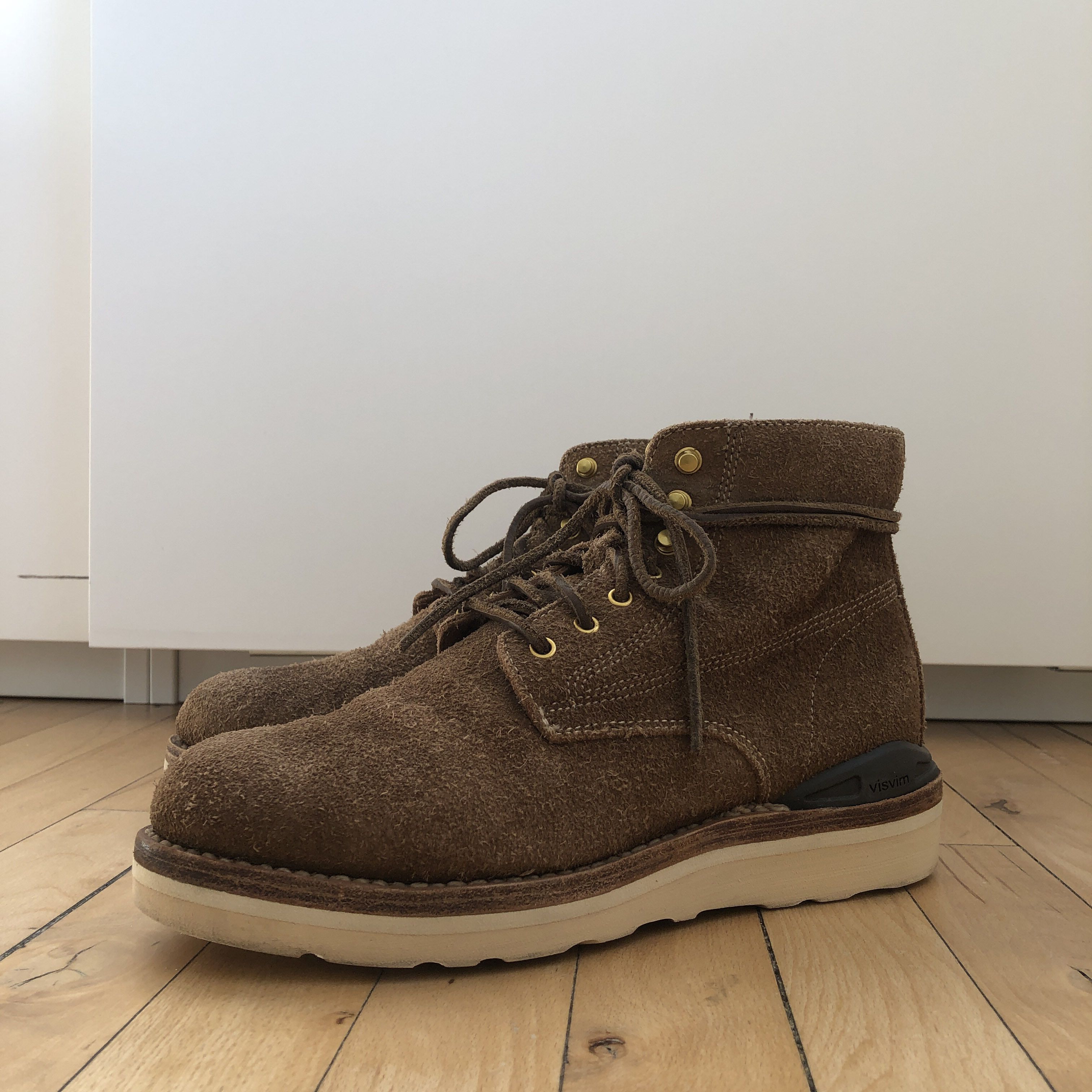 Visvim Virgil Boot Folk Sand | Grailed