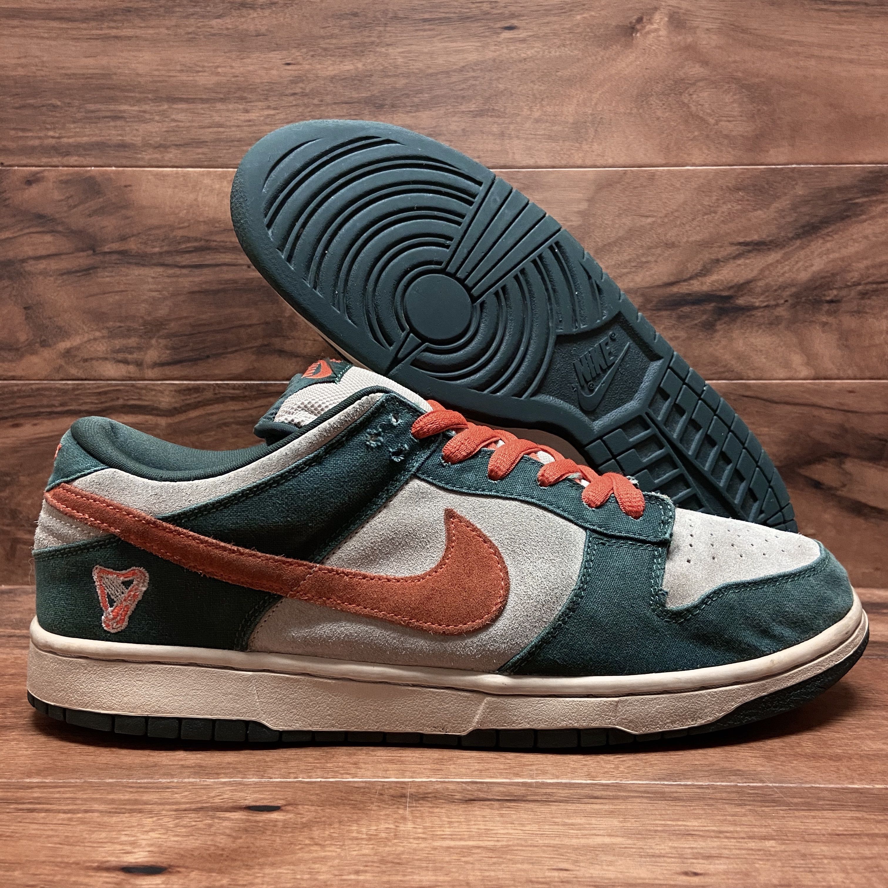Nike 2006 Nike SB Dunk Low Pro Eire Net / Deep Orange | Grailed