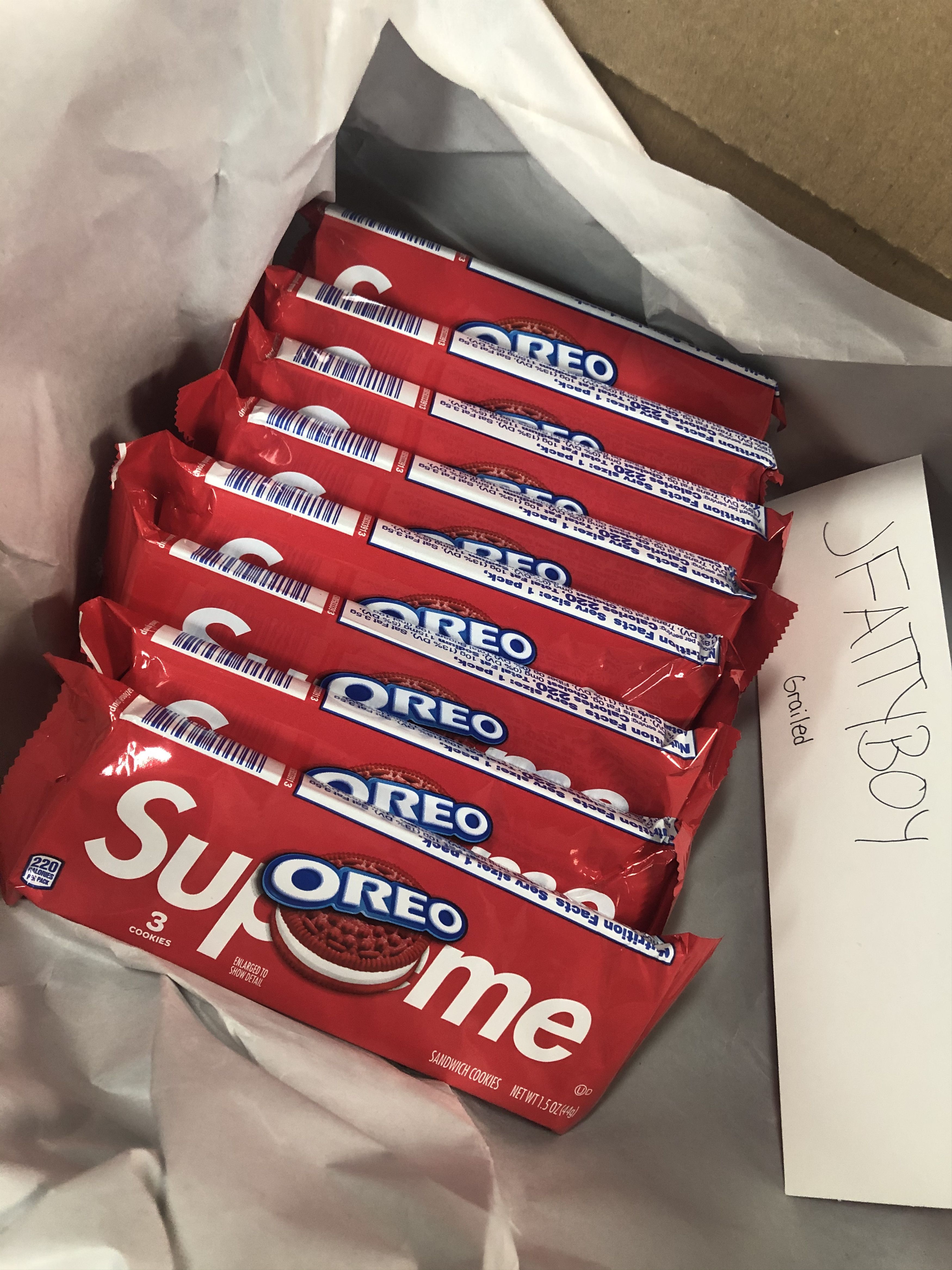 Supreme Oreo Cookies | Grailed