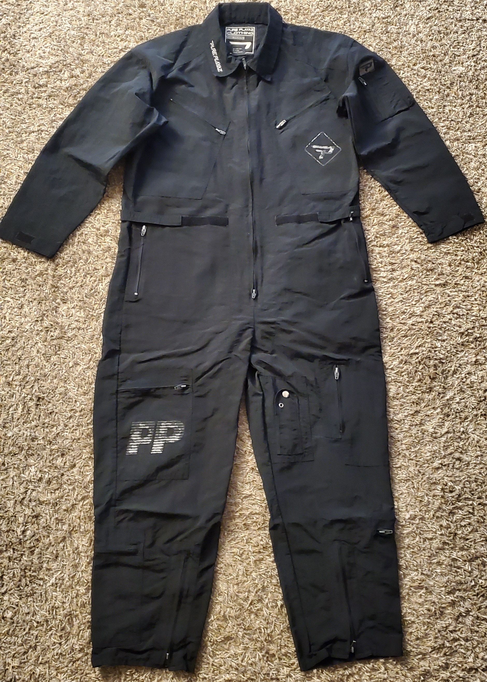 Vintage Pure Playaz Black Jumpsuit Large | Grailed