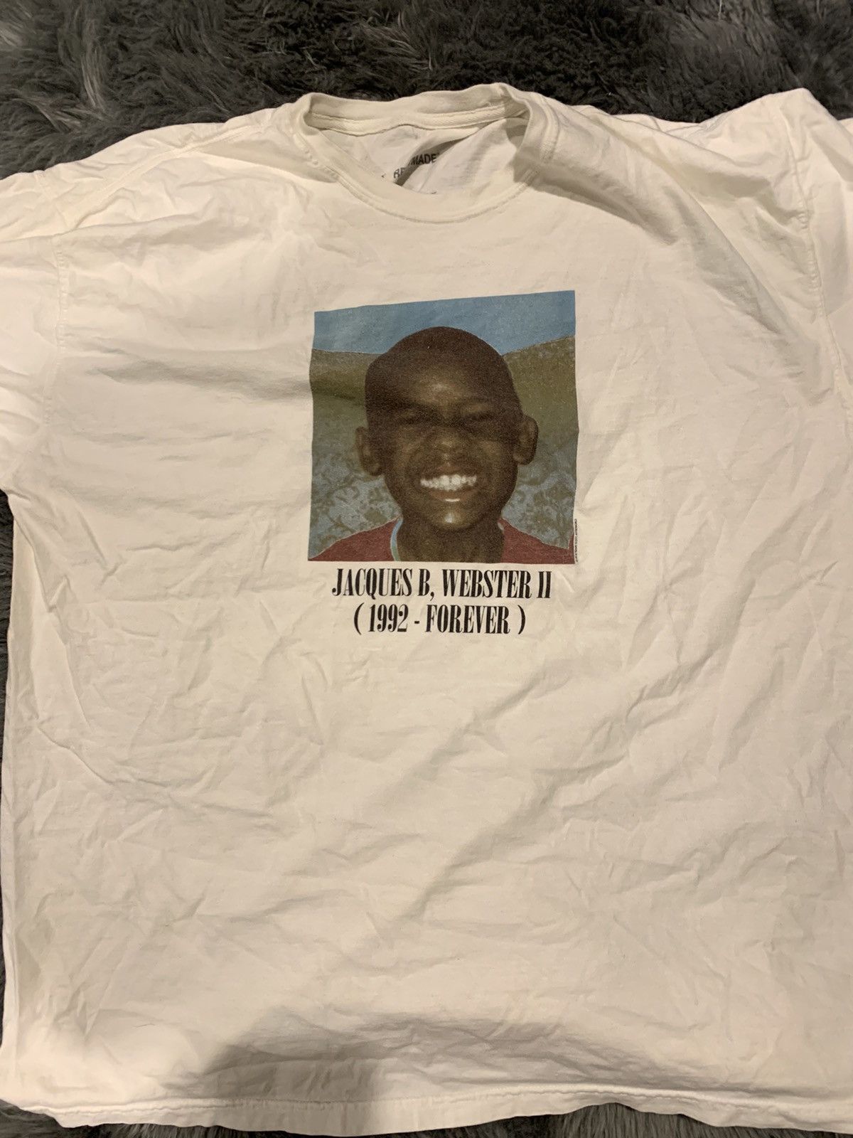 READYMADE × Travis Scott Travis Scott merch “Jacques B Webster” t-shirt ...