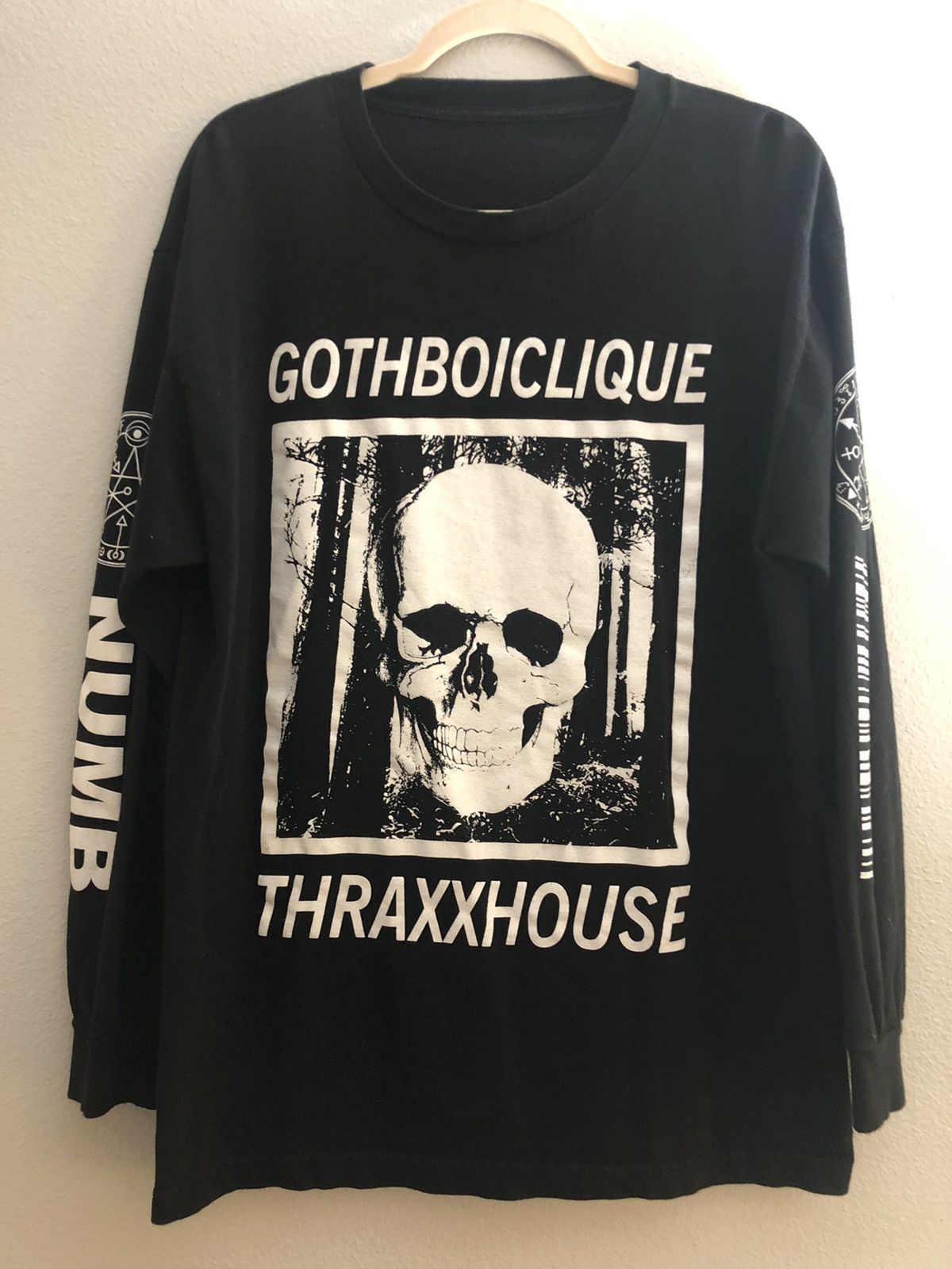 GOTHBOICLIQUE FINAL DROP**GOTHBOICLIQUE x THRAXXHOUSE Numb Longsleeve ...