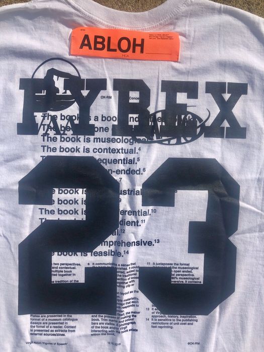 Off-White Virgil Abloh Off-White Pyrex Box Logo Champion Tee | Grailed