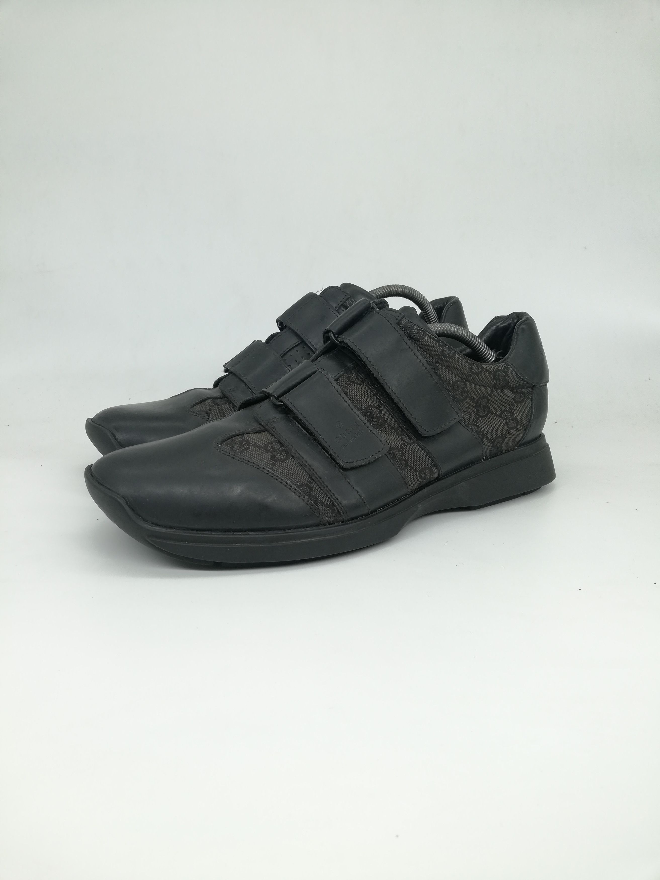 Gucci GG Black Velcro Strap Shoes | Grailed