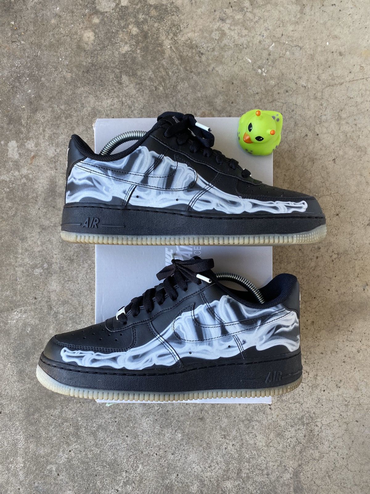 Nike Nike Air Force Skeleton ( Black ) | Grailed