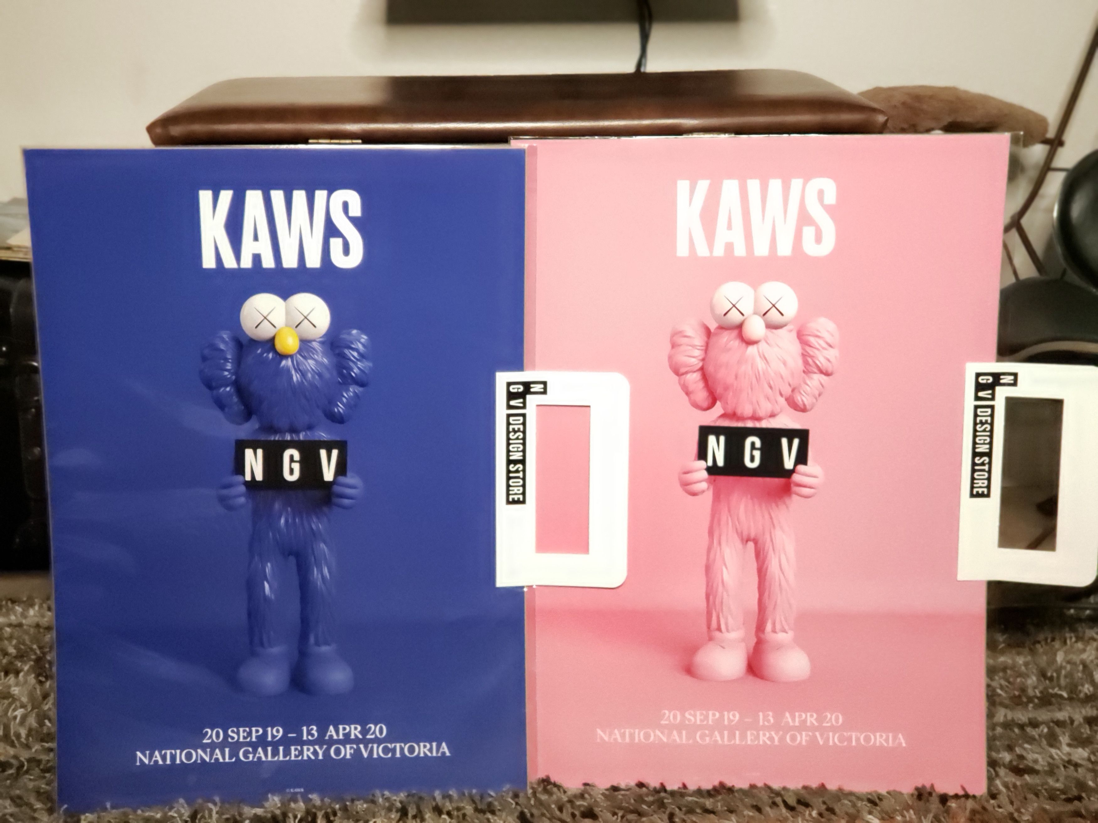 Kaws Kaws BFF NGV Poster Set | Grailed