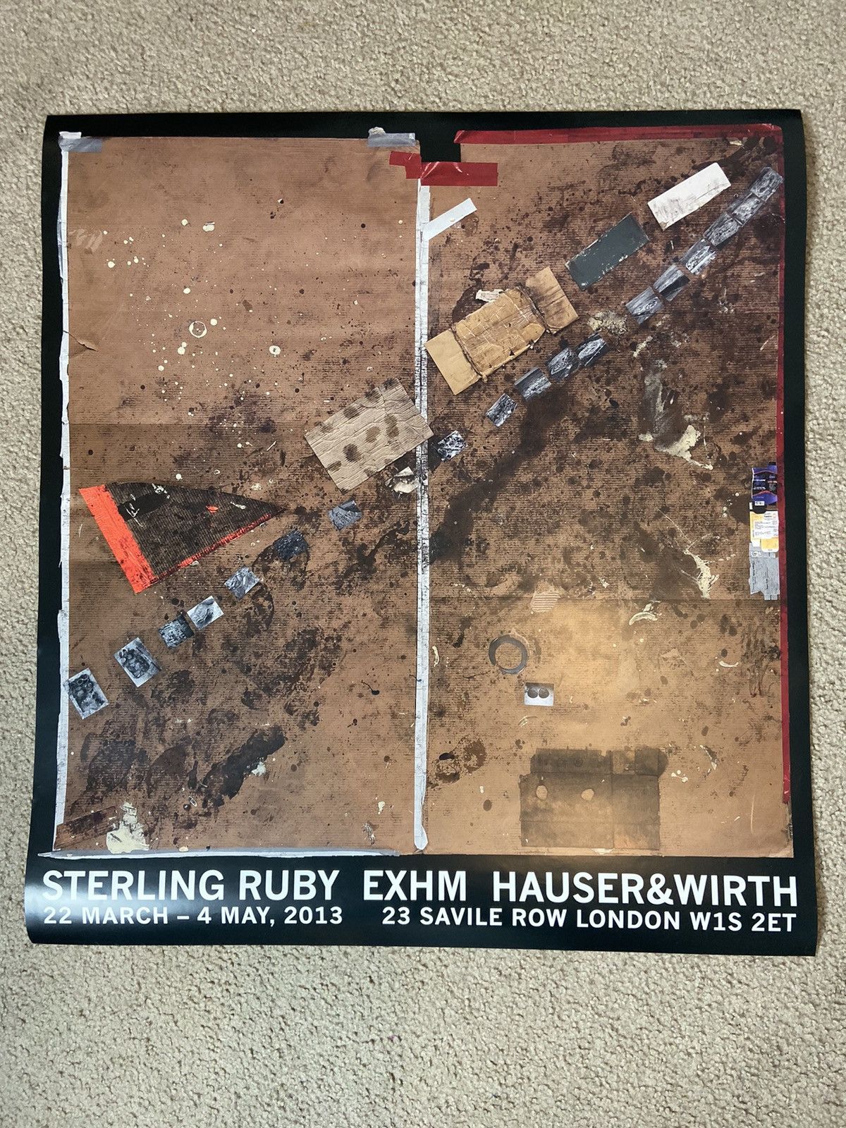 Sterling Ruby EXHM EXHIBITION POSTER HAUSER&WIRTH | Grailed