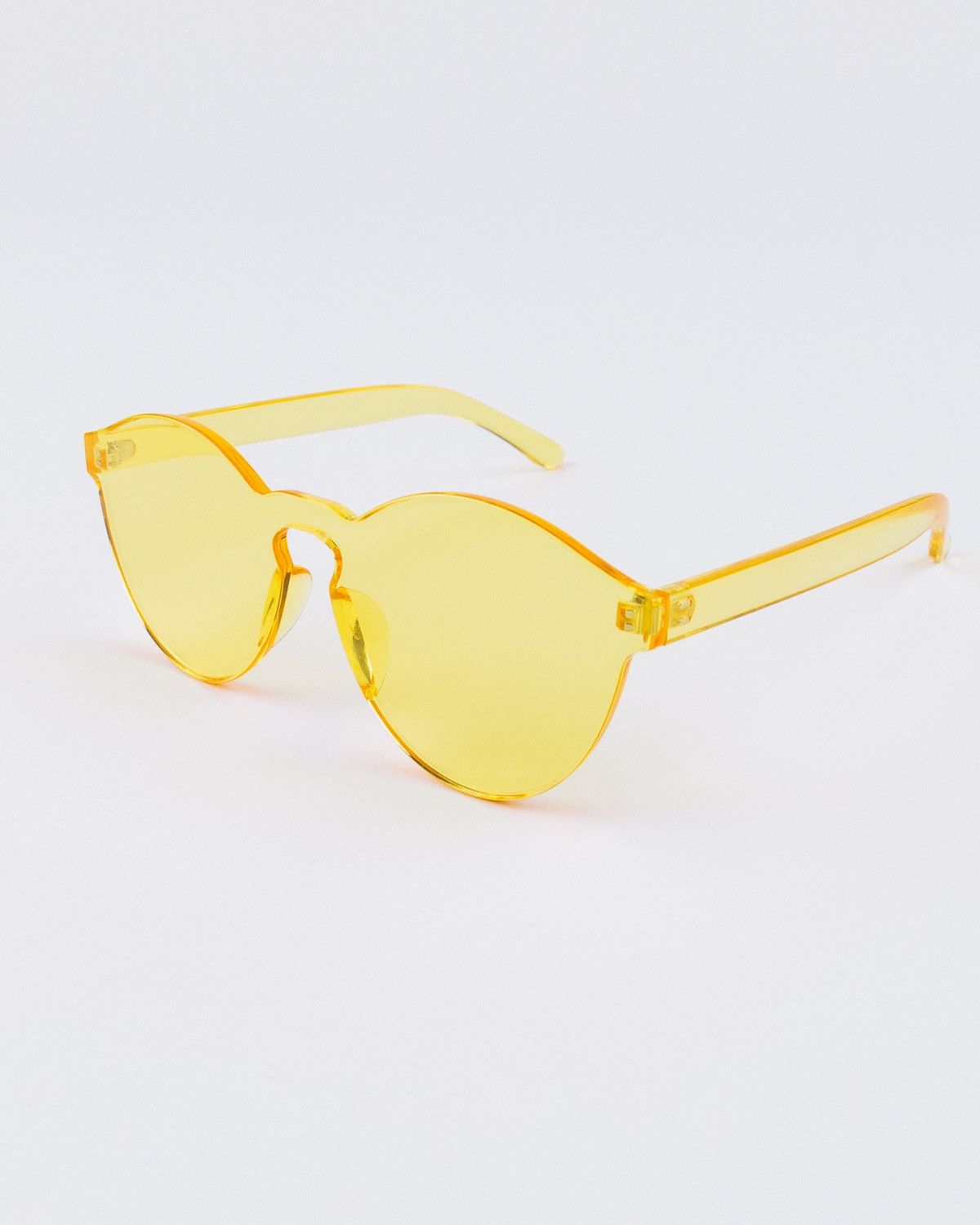 Retrosuperfuture Yellow tinted tint lens sunglasses single frame | Grailed
