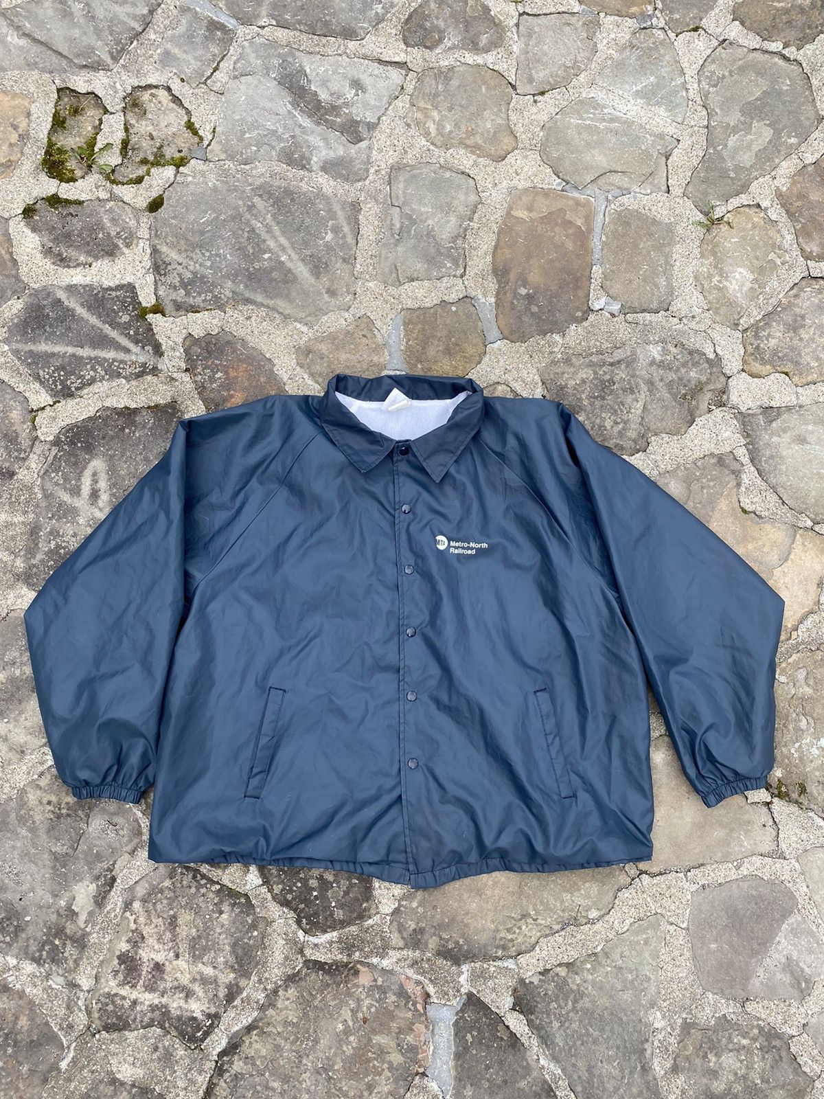 Vintage MTA subway metro north railroad NYC transit graffiti jacket ...