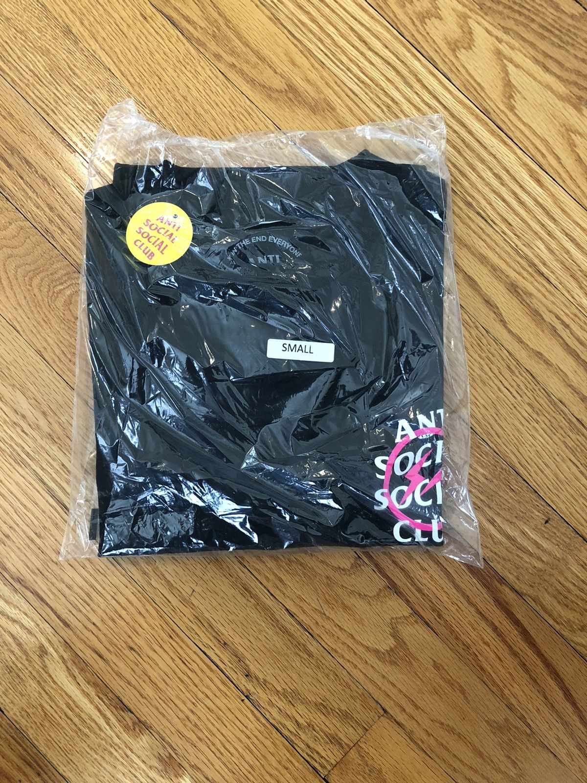 Anti Social Social Club × Fragment Design ASSC x Fragment Pink Bolt Tee ...