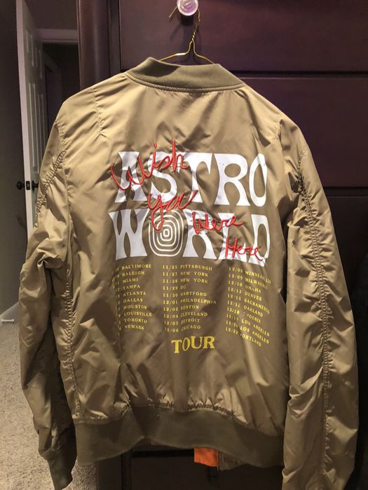 Travis Scott Astroworld Sicko Mode Bomber Jacket | Grailed
