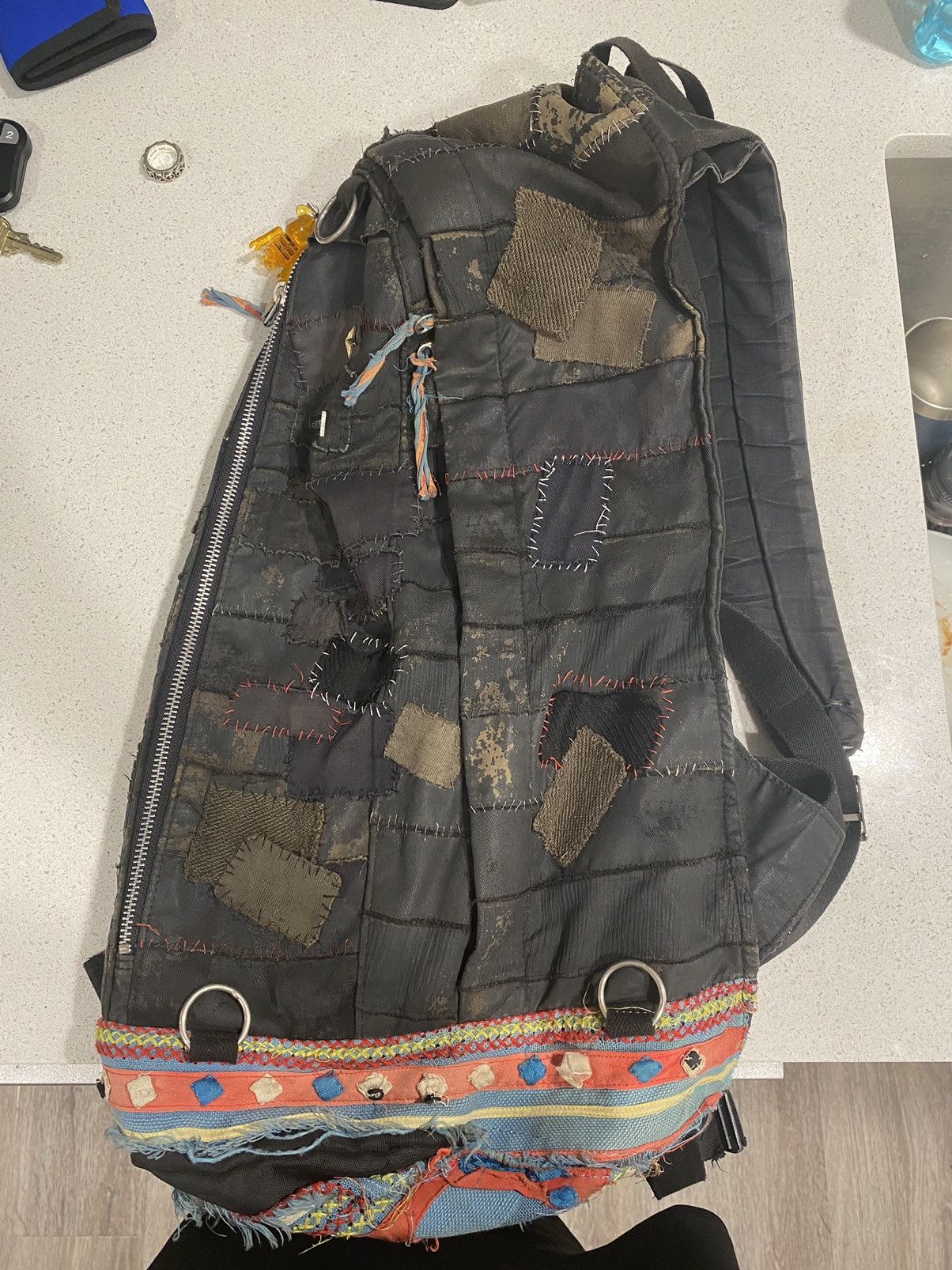 Jun Takahashi × Undercover *GRAIL* Undercover Scab Patchwork Backpack ...