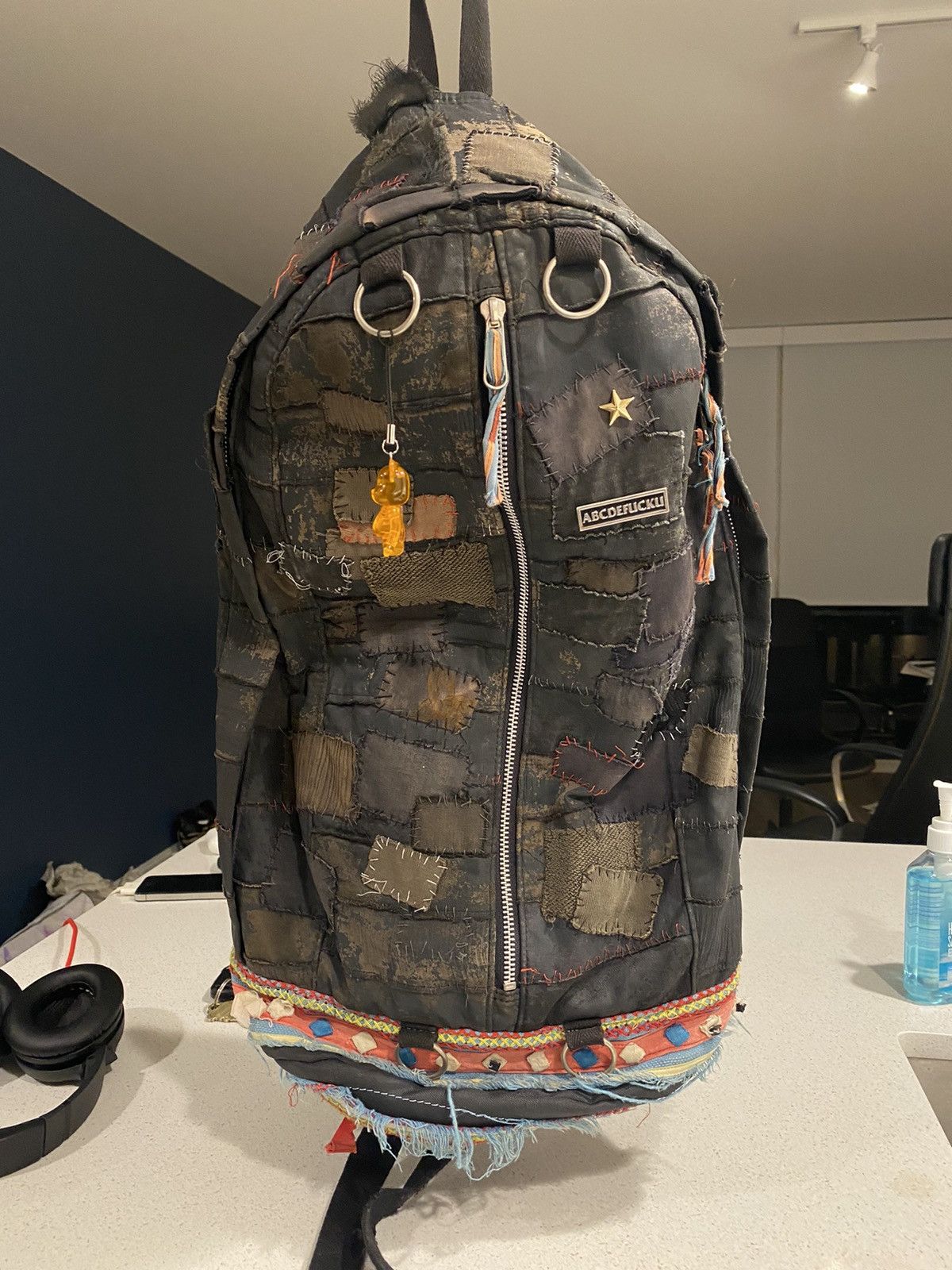 Jun Takahashi × Undercover *GRAIL* Undercover Scab Patchwork Backpack ...