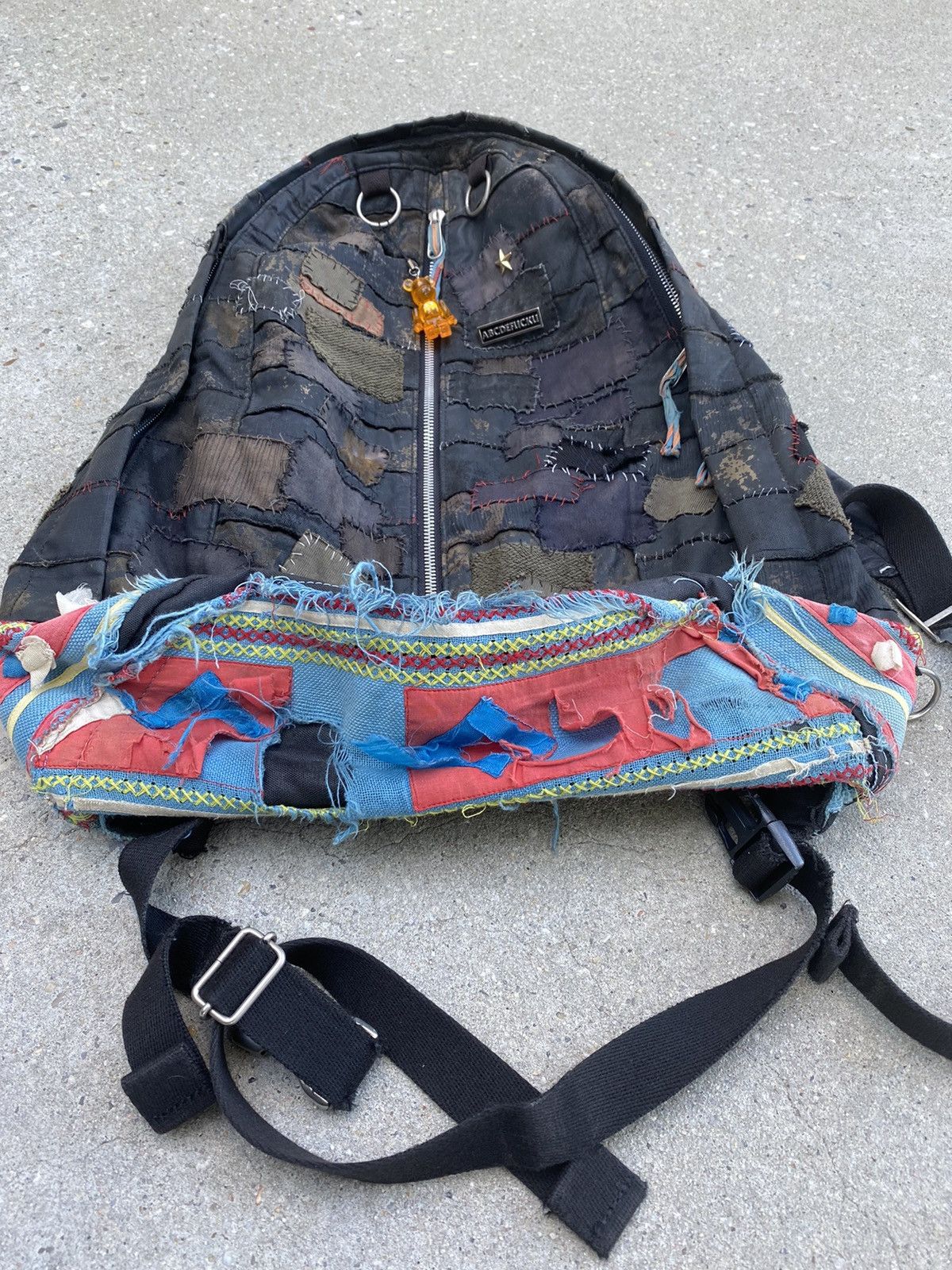 Jun Takahashi × Undercover *GRAIL* Undercover Scab Patchwork Backpack ...
