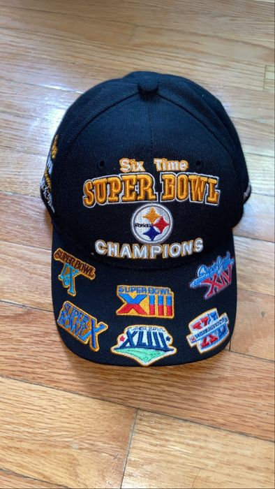 Vintage 😳Free Shipping Pittsburgh Steelers Super Bowl Logos Hat | Grailed