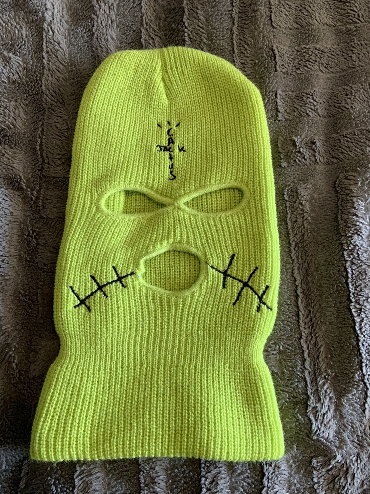 Travis Scott 💚Travis Scott🔥 JackBoys mask/balaclava💚 | Grailed