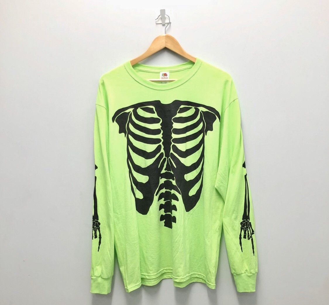 AWGE × Playboi Carti Die Lit Skeleton Tour L/S | Grailed