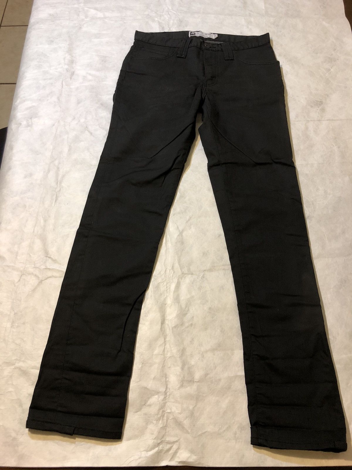 Analog Analog Dylan Rieder black waxed denim jeans | Grailed