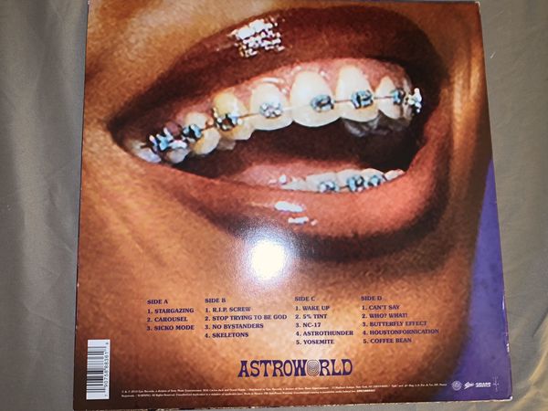 Travis Scott Astroworld 2LP Vinyl Record | Grailed