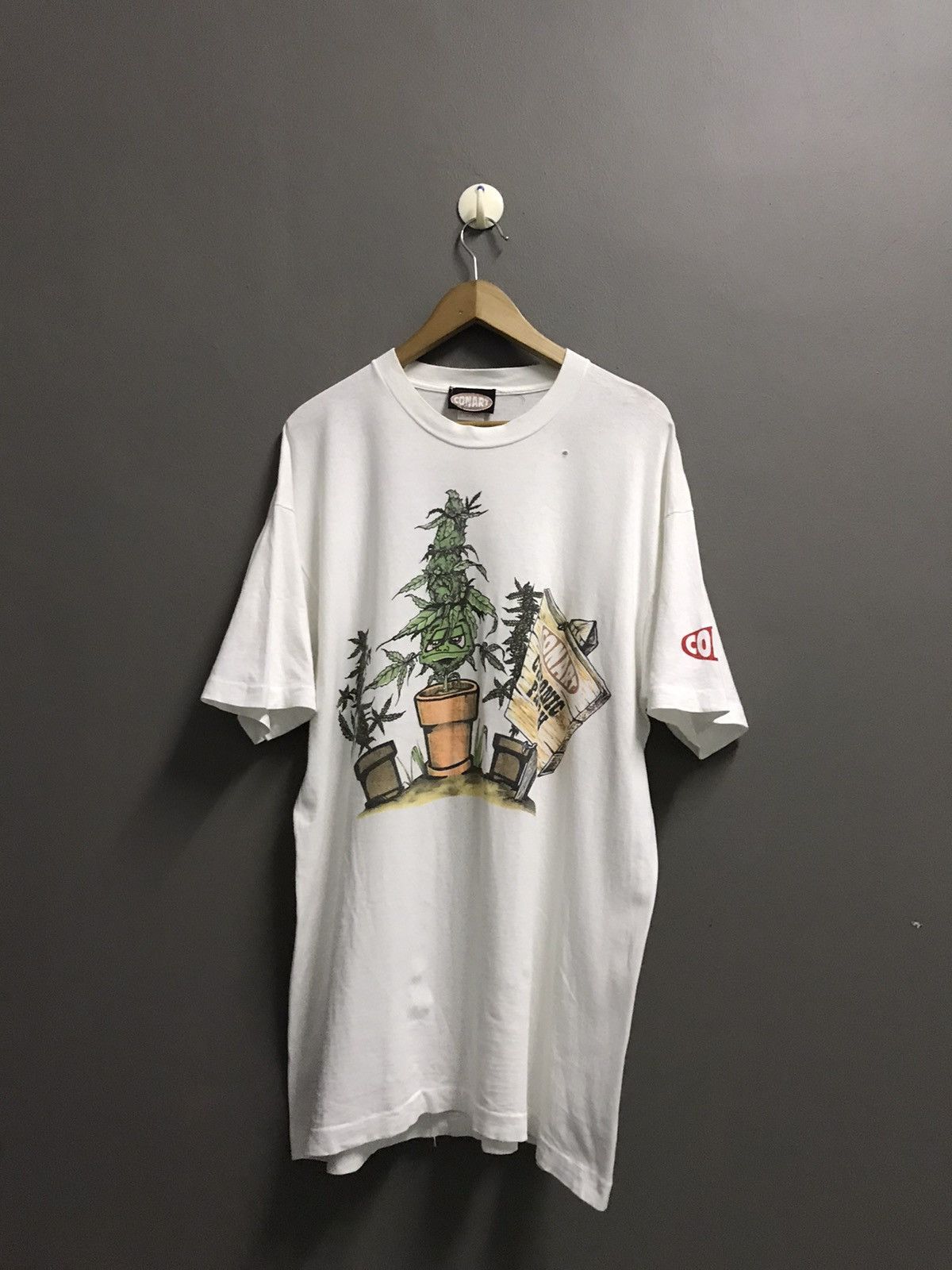 Vintage vtg 90’s conart chronic patch rap t shirt oversized hip hop ...