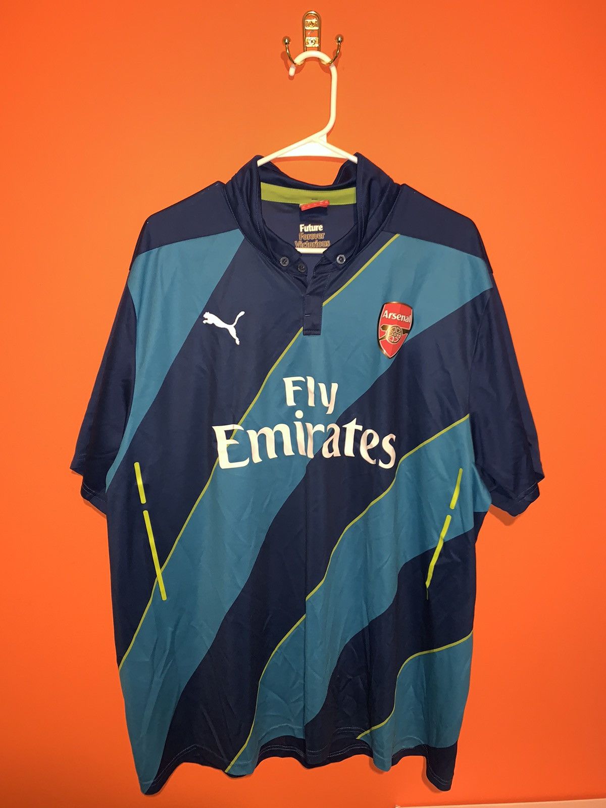 Puma Replica Arsenal jersey 2015 away kit | Grailed