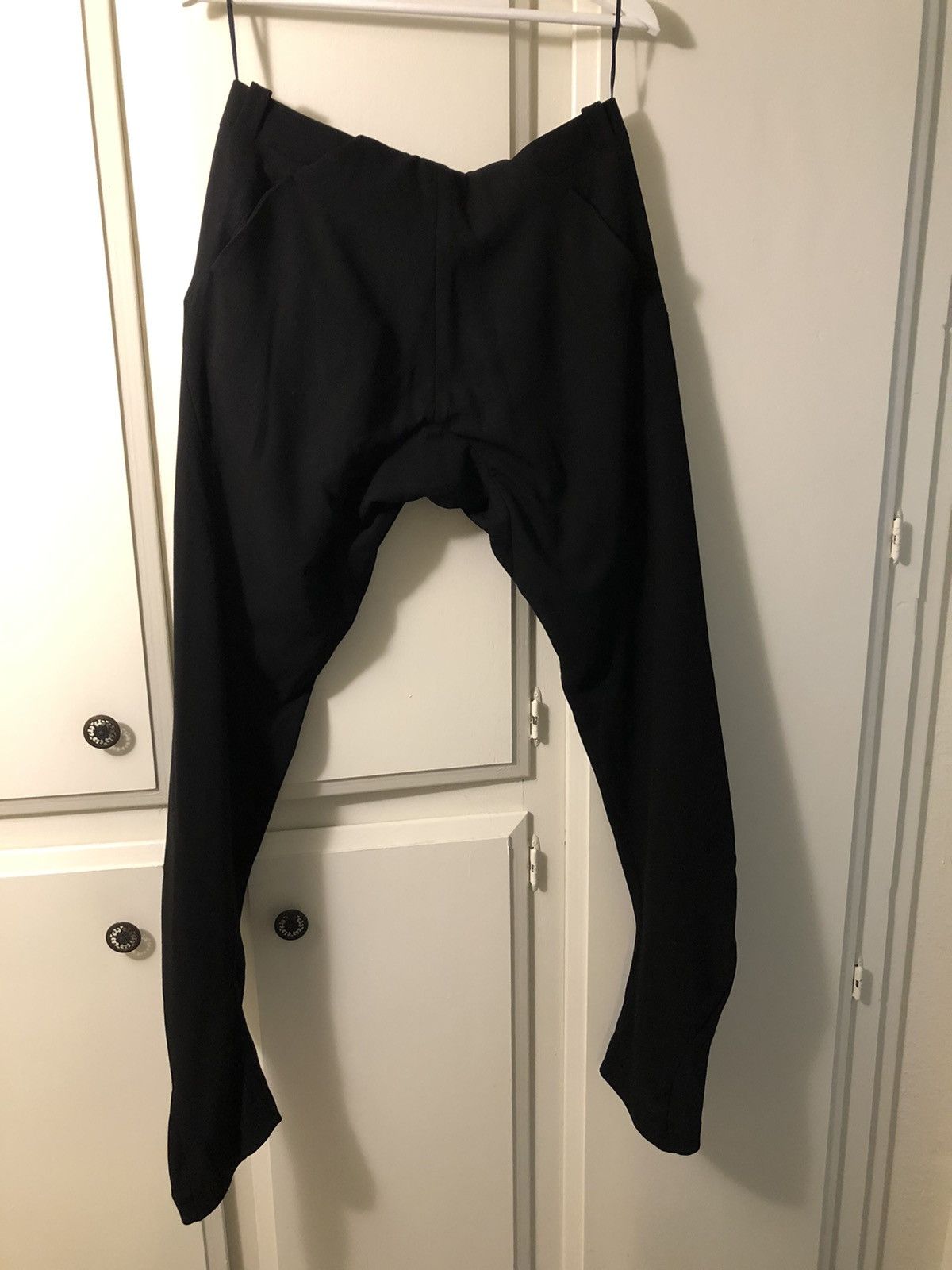 Julius Devoa anatomical curved seam wool gabardine pants | Grailed