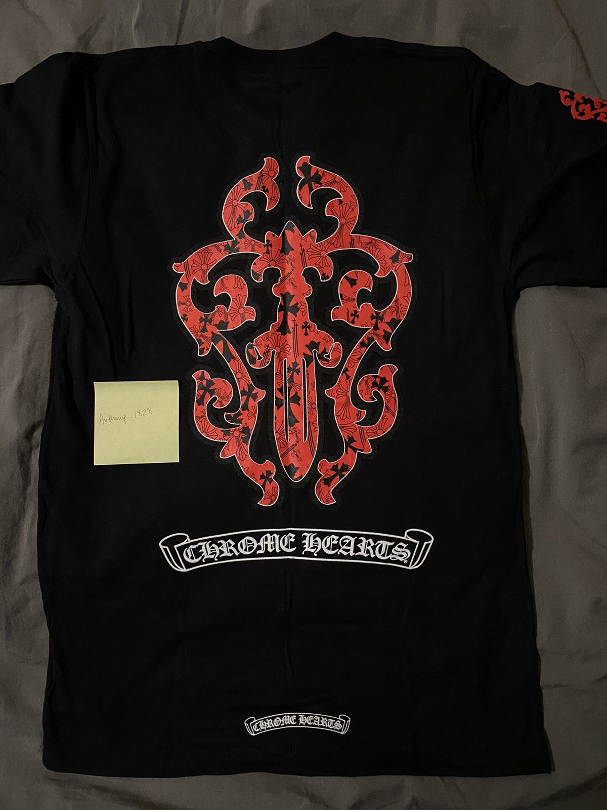Chrome Hearts Chrome Hearts Red Dagger Pocket Tee | Grailed