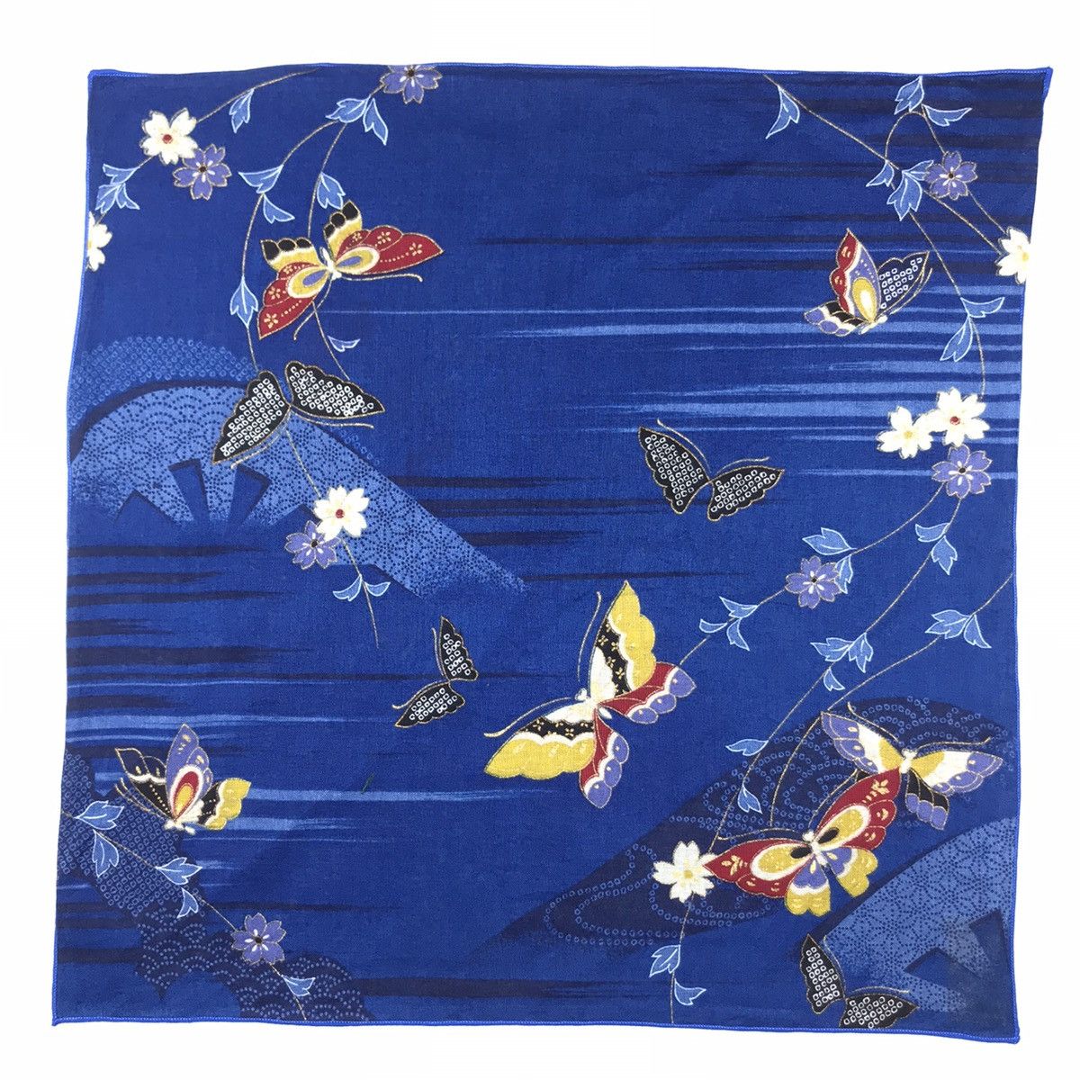 Japanese Brand × Vintage JAPANESE TRADITIONAL ART BANDANA FOR COLLECTOR ...