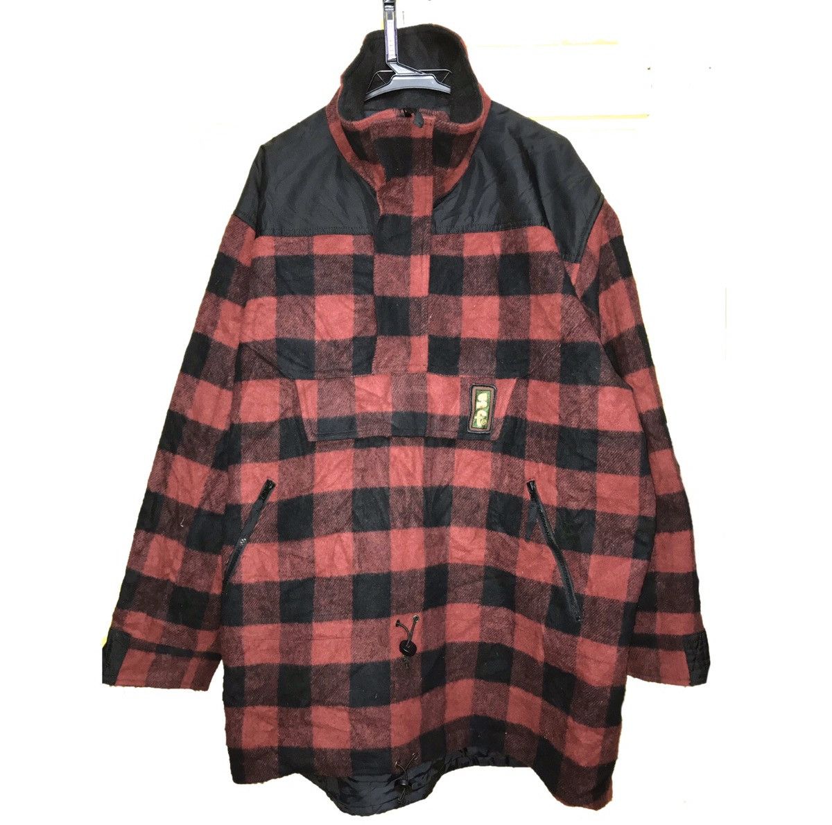 Streetwear × Vintage 90s Wild Cry Active Remarkable Plaid Anorak Jacket ...