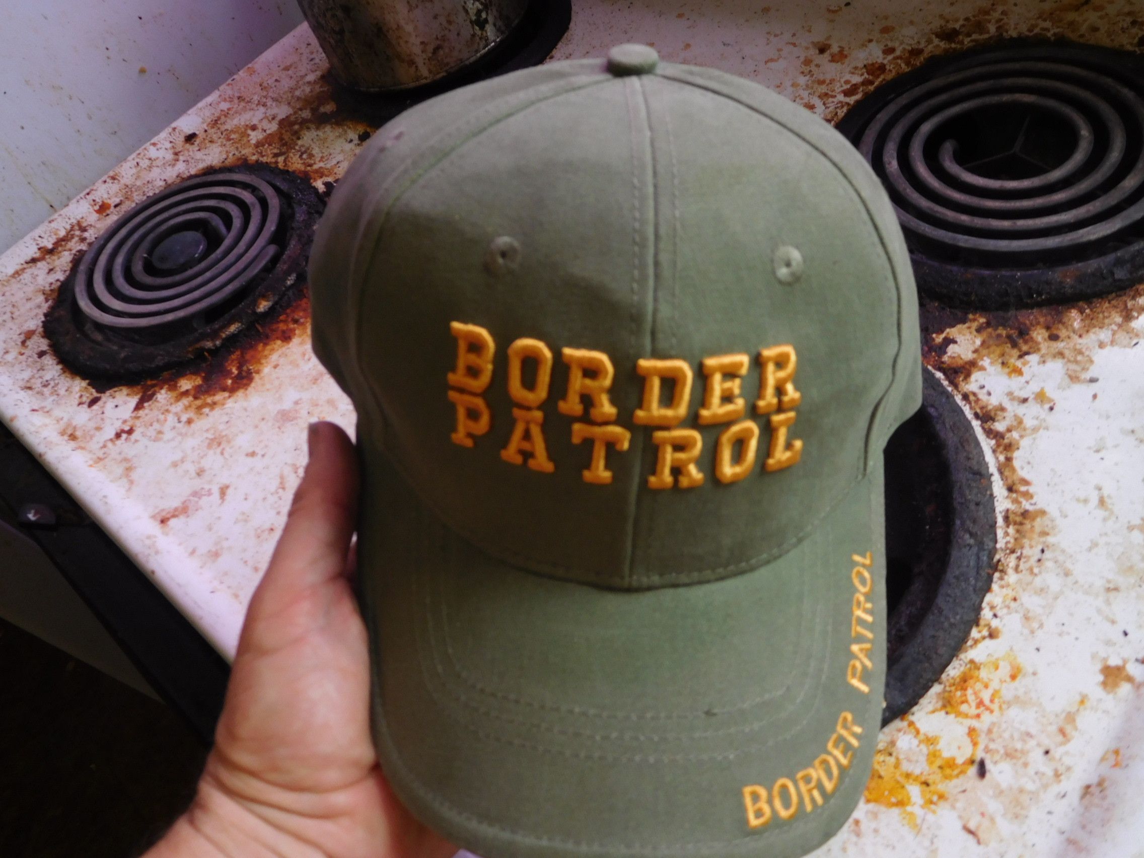 Vintage high quality border patrol hat great buy | Grailed