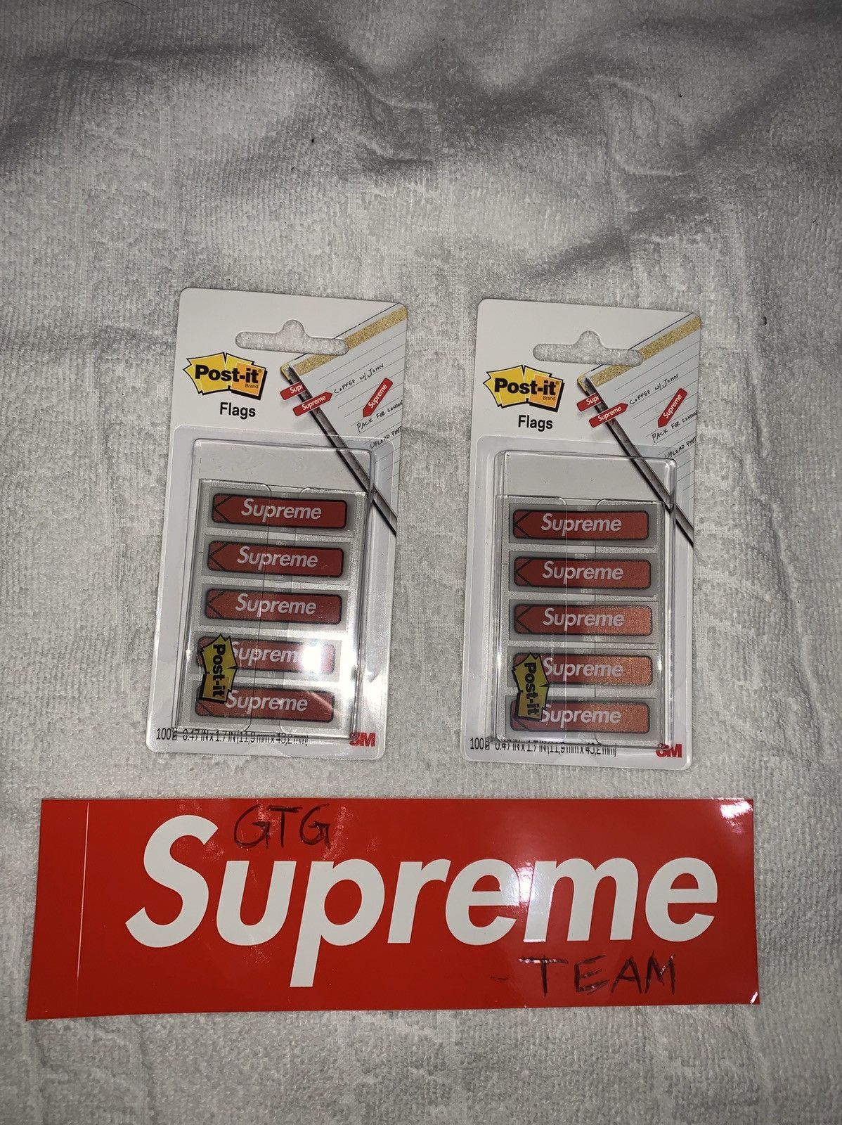 Supreme Supreme Post It Flags | Grailed