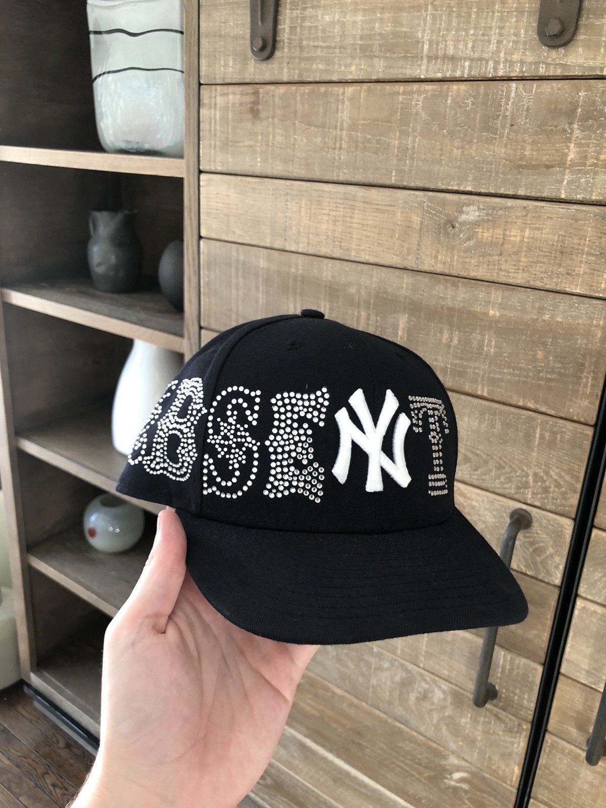 Absent Absent Yankees Rhinestone Hat 🥌🏪🎣 half evil 🦹‍♀️ NY | Grailed
