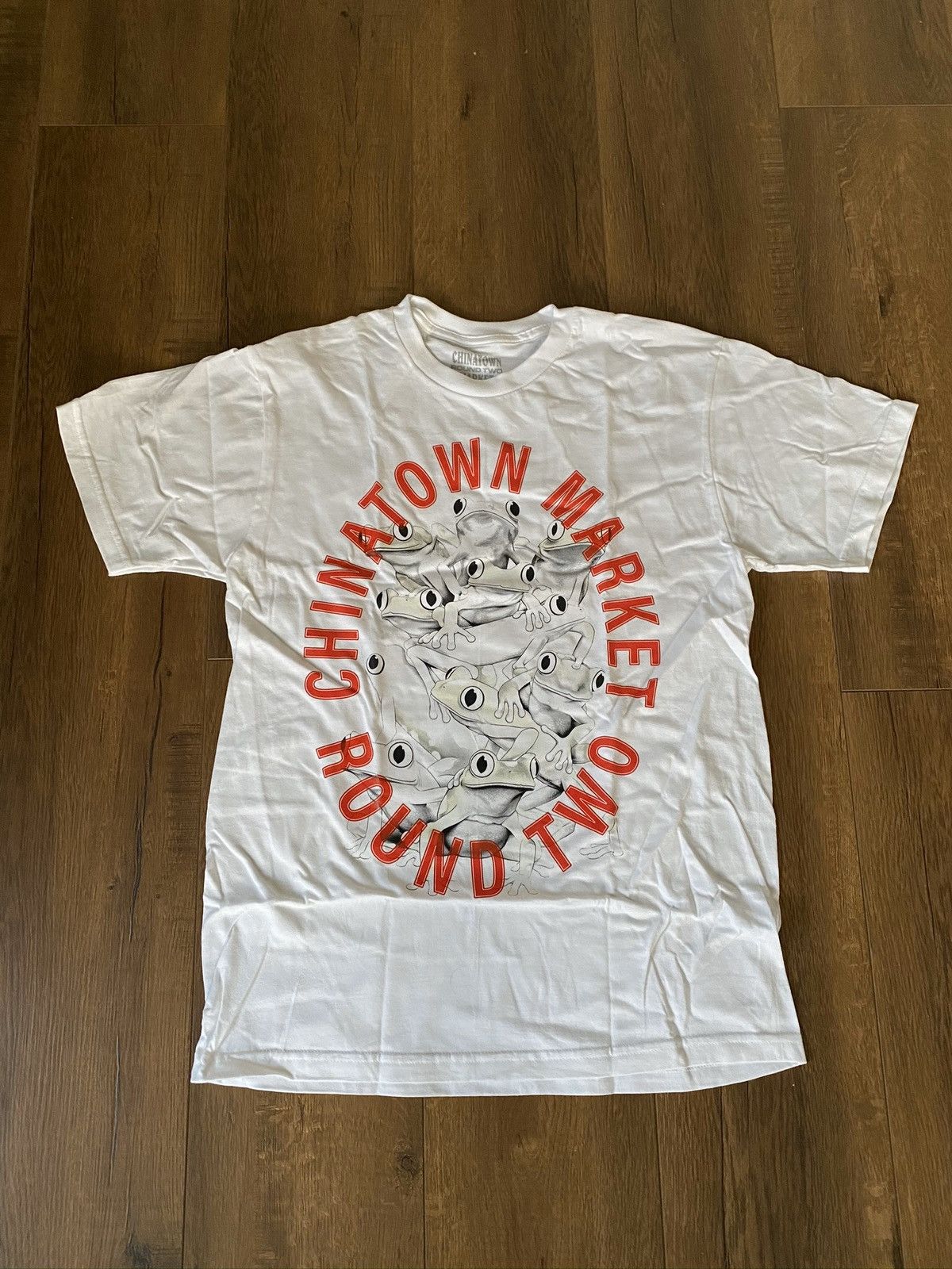 Market UV Color Changing Frogs Round2 Chinatown Market TShirt White ...
