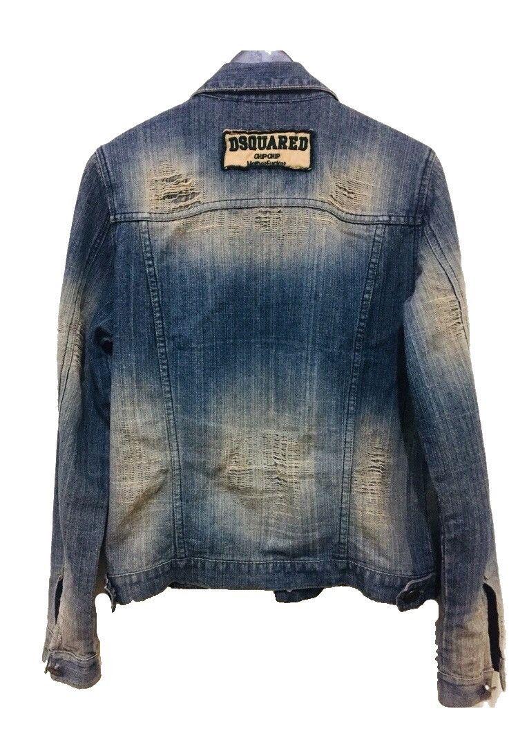 Dsquared2 VINTAGE DSQUARED DENIM DISTRESSED JACKETS | Grailed