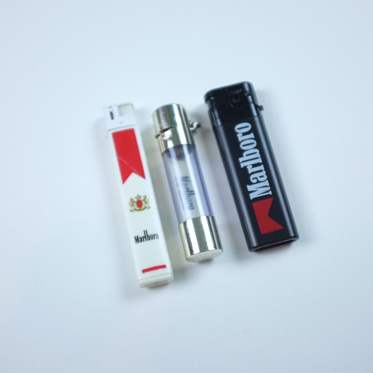 Marlboro × Vintage 3 pack of vintage 80s Marlboro lighters deadstock ...
