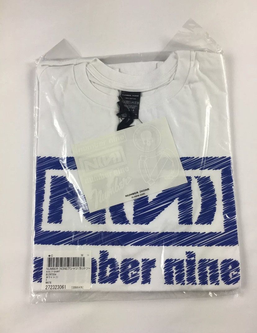 Number (N)ine Number (N)ine Logo Tee + Sticker Set (2) | Grailed